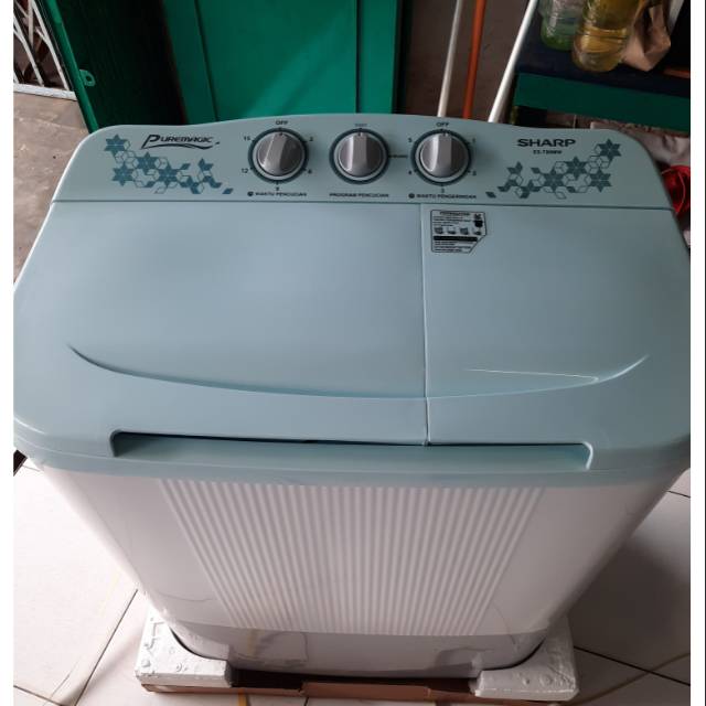 Jual Mesin cuci Sharp 2tabubg 80mw 8kg dimedan | Shopee Indonesia