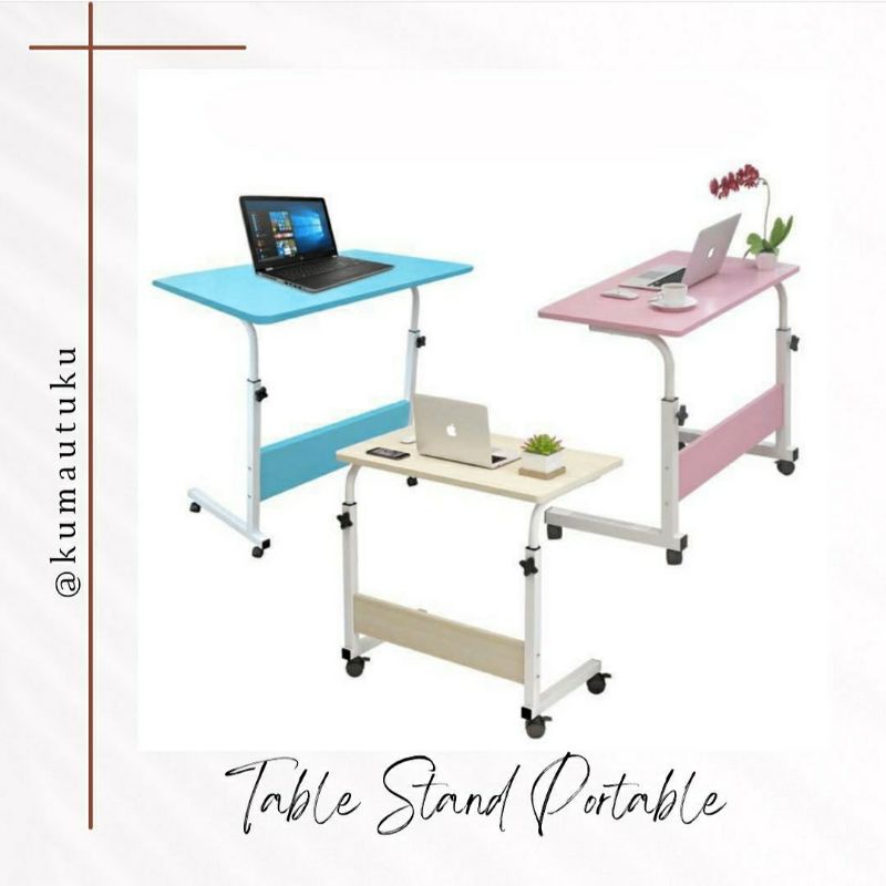 Jual Meja Kerja Adjustable / Meja Belajar Portable / Meja Lipat ...