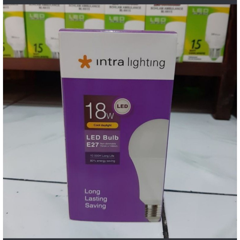 Jual BOLHAM LAMPU LED INTRA 18 WATT KUALITAS SEPERTI ORIGINAL | Shopee ...