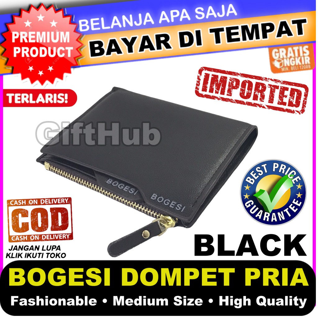 Jual Bogesi Dompet Pria Premium Leather Wallet Dompet Kulit Laki Walet ...