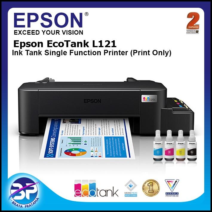 Jual Epson L121 Ink Tank Single Function Printer (Print Only) | Shopee ...