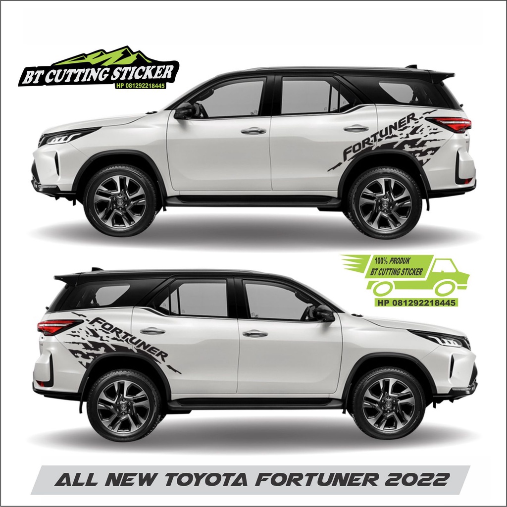 Jual Stiker Toyota Fortuner Pola Percikan Lumpur Stiker All New Toyota ...