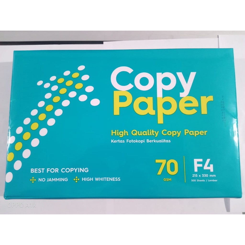 Jual Kertas F4 Hvs 70gr Copy Paper (1 rim 500Lmbr)foto kopi foto copy ...