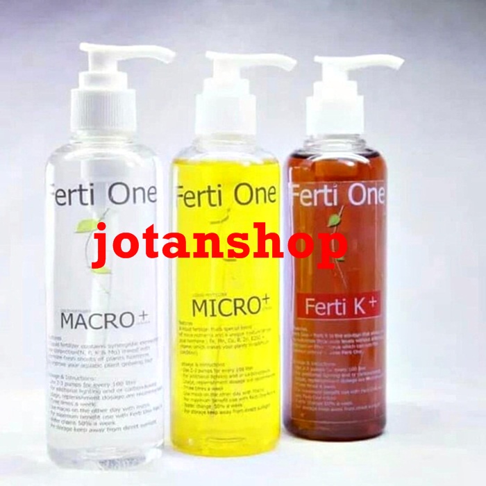 Jual Paket Lengkap Ferti One Pupuk Cair Ferti K Macro Micro Plus ...