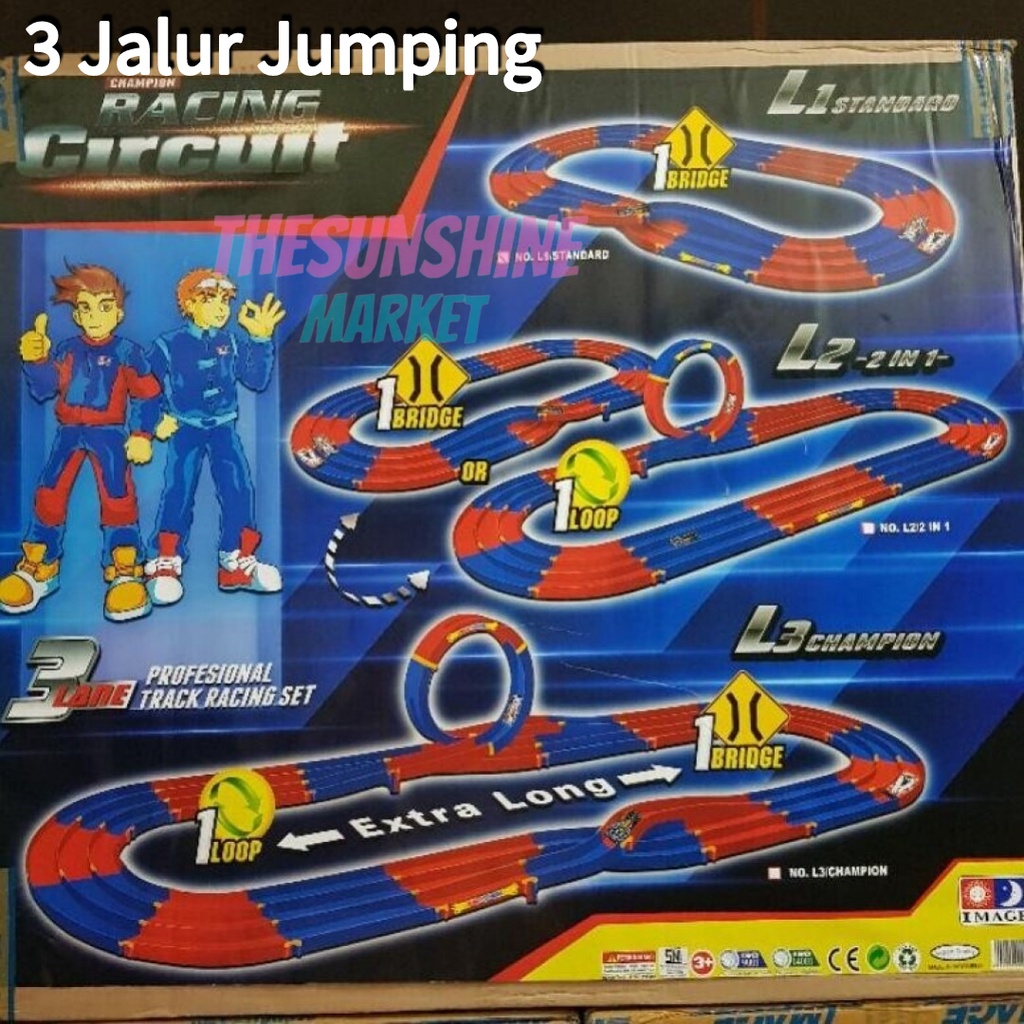 Jual Track Tamiya 3 Jalur Image Extra Long Extra Loop Warna | Shopee ...