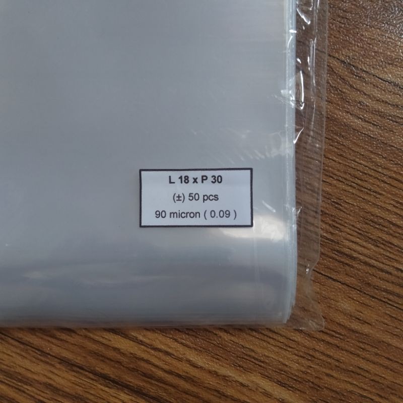Jual Plastik Klip PP TEBAL 90 micron (0.09) 14x20 14x25 15x25 17x25 ...