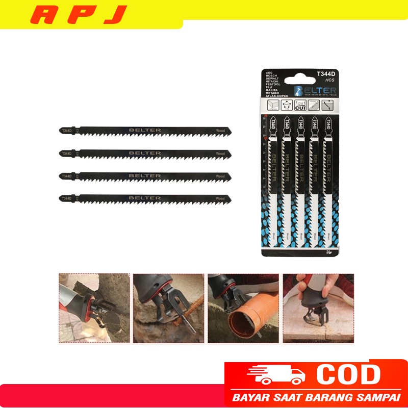 Jual Mata Jig Saw Mata Gergaji 13cm Jigsaw Kayu Panjang Hcs ...