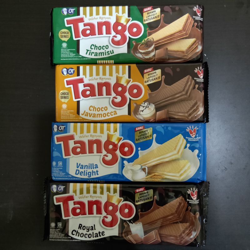 Jual TANGO WAFER 130 GR - COKLAT / VANILA / TIRAMISU / JAVAMOCCA - 1 ...