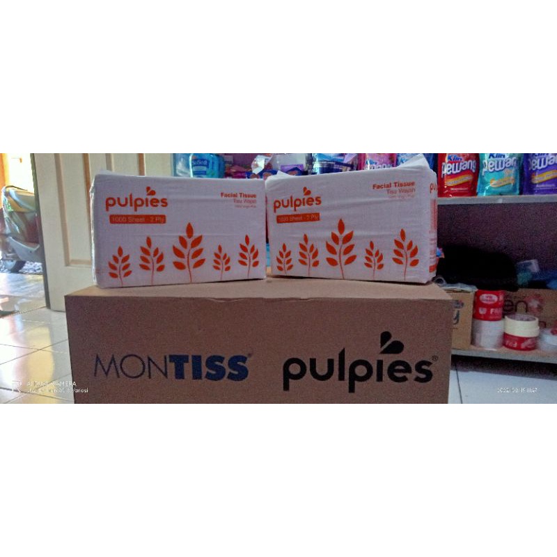 Jual Tissue Pulpies 1000gr 2Ply / Tisu Pulpies 1000gr 2Ply / Facial ...