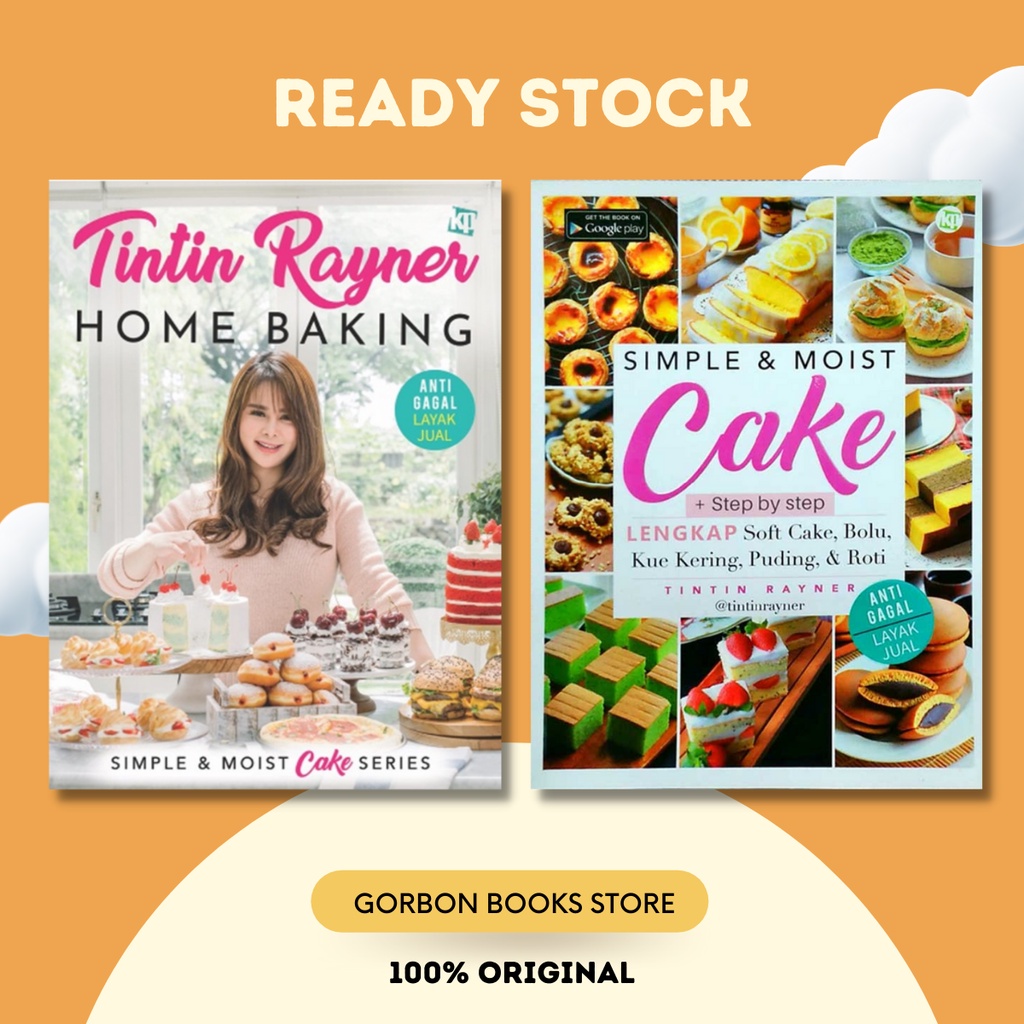 Jual Buku Masak Tintin Rayner Home Baking // Simple & Moist Cake ...
