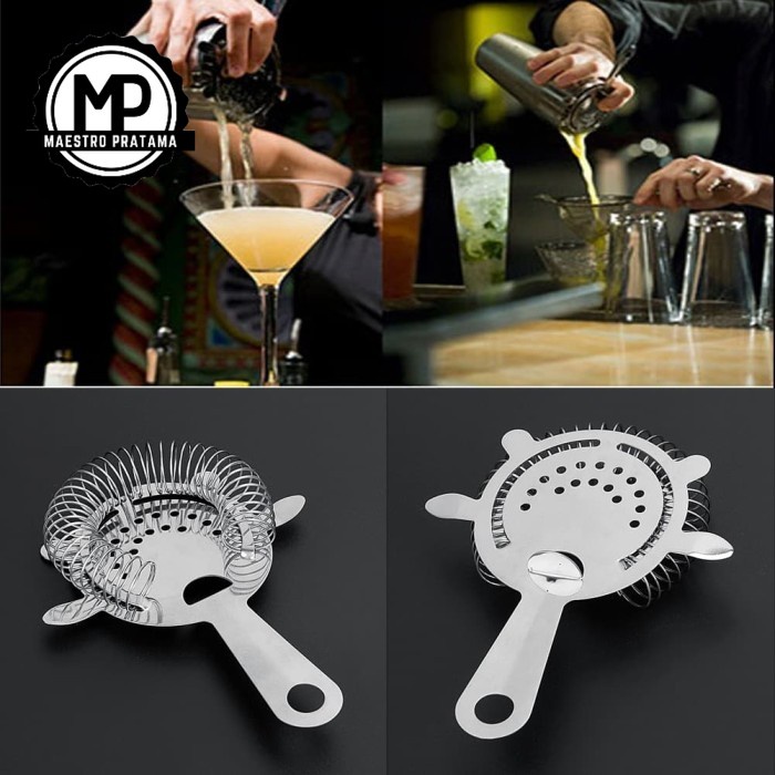 Jual ORIGINAL Shaker Wire Strainer Minuman Cocktail Bartender Bar ...