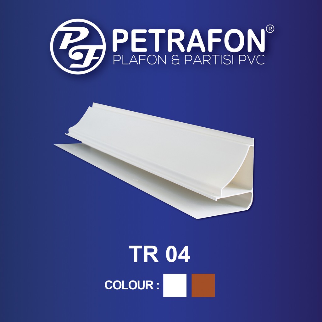 Jual Lis Plafon PVC Type TR 04 - Lis Ujung PVC / LIST PROFIL | Shopee ...