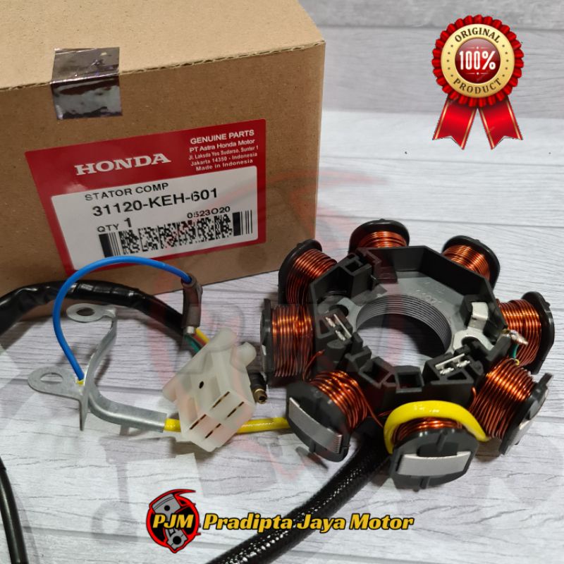 Jual Spul Assy KEH MEGAPRO MEGA PRO PRIMUS 2006-2010 ORI Original AHM 31120KEH601 Spol Stator GL ...