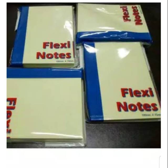 Jual BANTEX Sticky notes / Flexi Notes 8871 Yellow 100 x 75 mm 100 ...