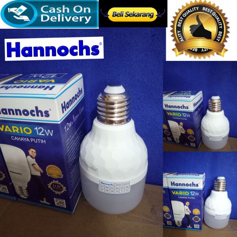 Jual Lampu LED Hannochs VARIO 12 Watt Cahaya PutihLampu LED / Bohlam ...