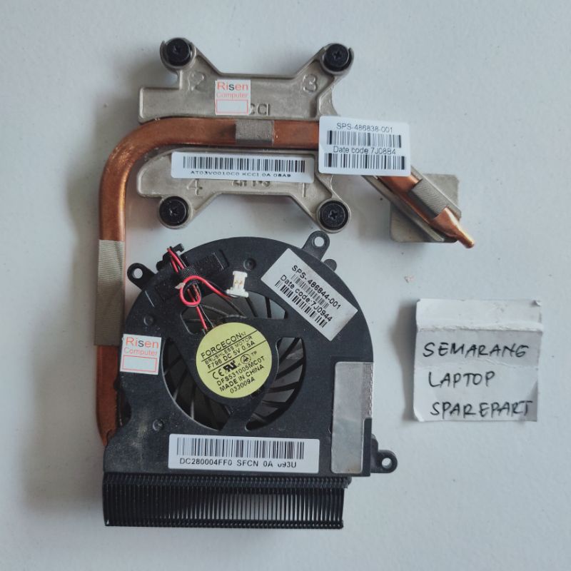 Jual HSF Compaq CQ40 Intel Heatsink Fan Hetsink Fun Kipas Besi ...
