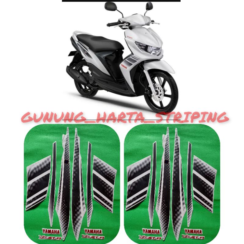 Jual Striping Stiker Lis Les Body Motor Yamaha Mio Soul GT 2012 Full ...