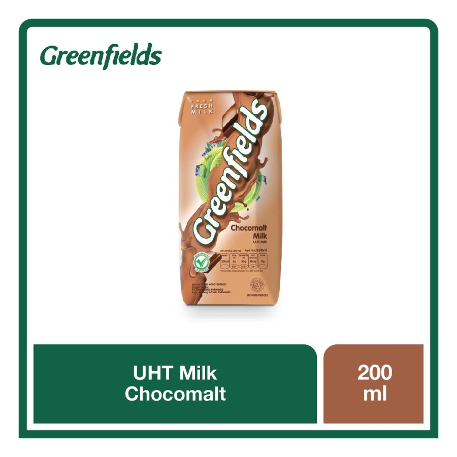 Jual Greenfields UHT Choco Malt 200 ml | Shopee Indonesia