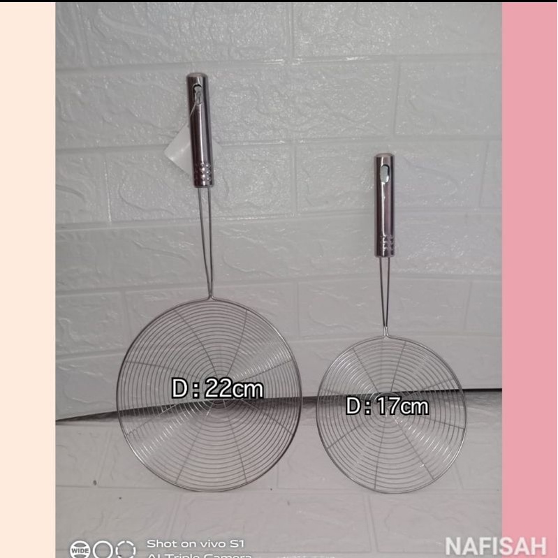 Jual serok penggorengan gagang besi bagus tebal murah | Shopee Indonesia