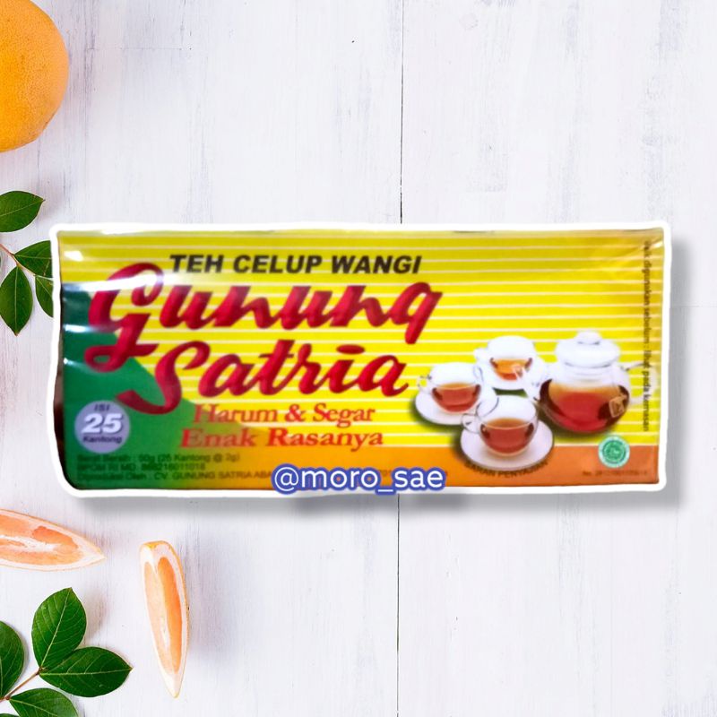 Jual TEH CELUP WANGI GUNUNG SATRIA ASLI BANJARMASIN | TEH CELUP ISI 25 ...