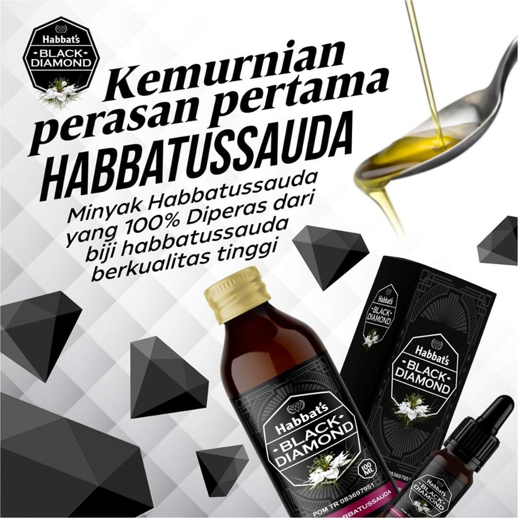 Jual Habbats Black Diamond Minyak Habbatussauda Suplemen Herbal ...