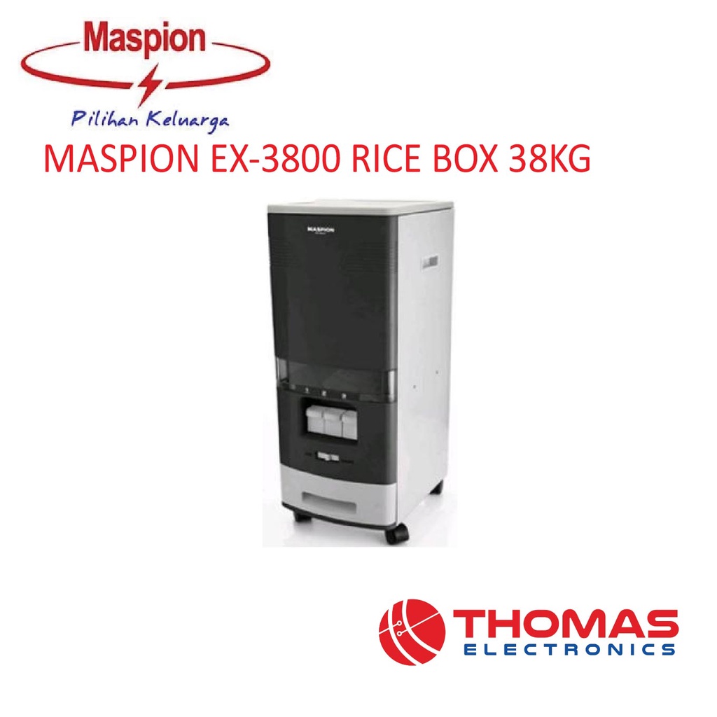 Jual MASPION EX-3800 RICE BOX 38KG / RICE BOX EX 3800 / EX3800 Garansi ...