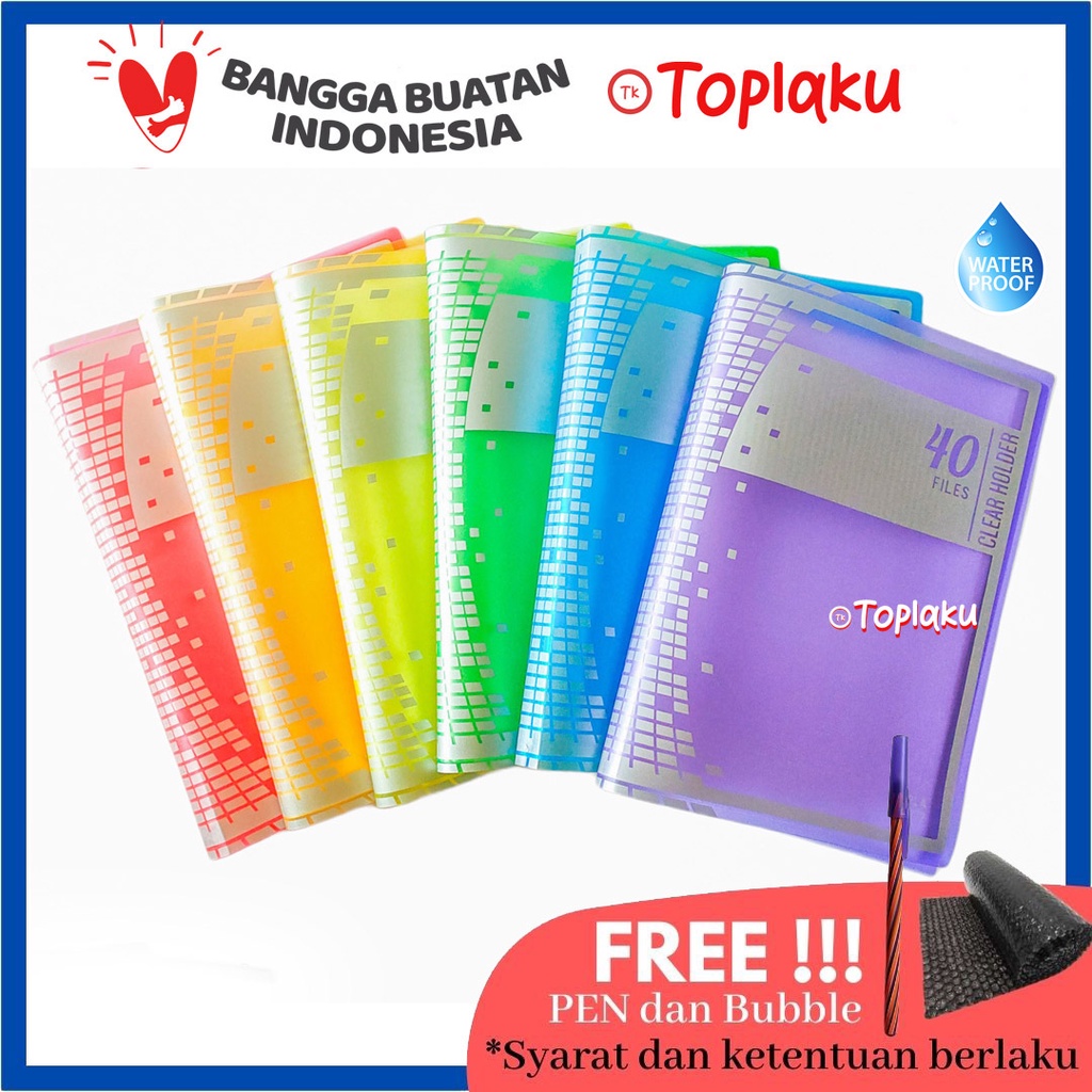 Jual Clear Holder Map Dokumen Keeper Display Book Document Plastik Berkas Ijazah Tempat Penting ...