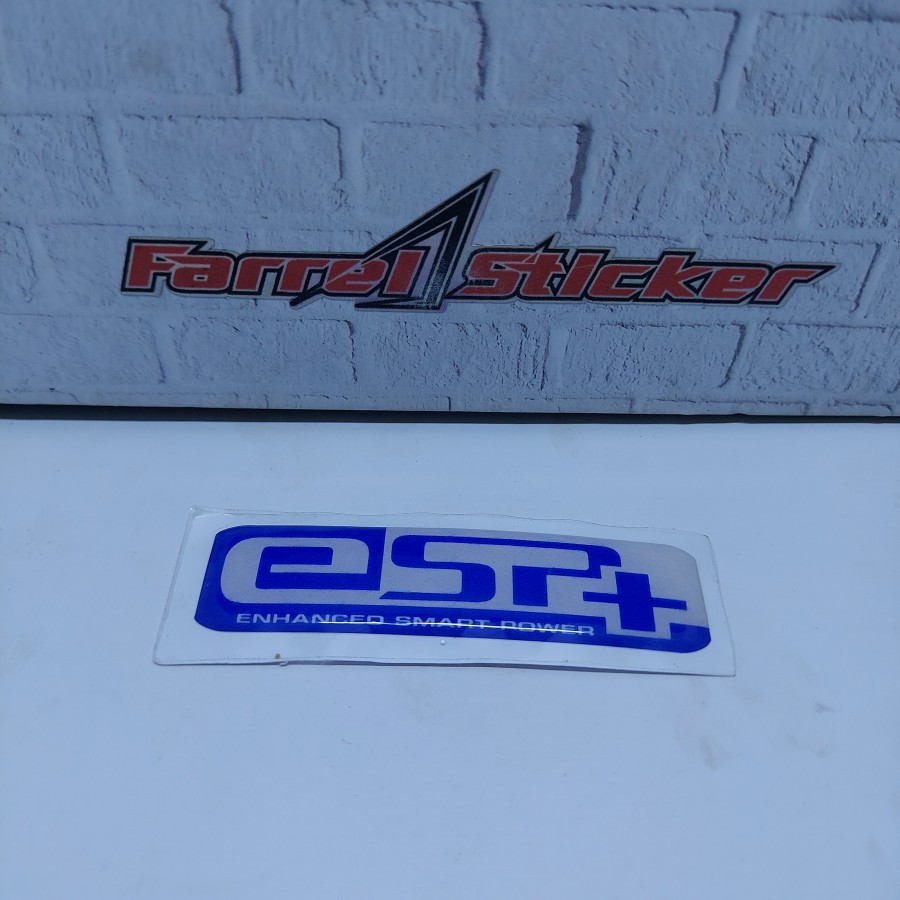 Jual stiker ESP honda biru sticker esp plus | Shopee Indonesia