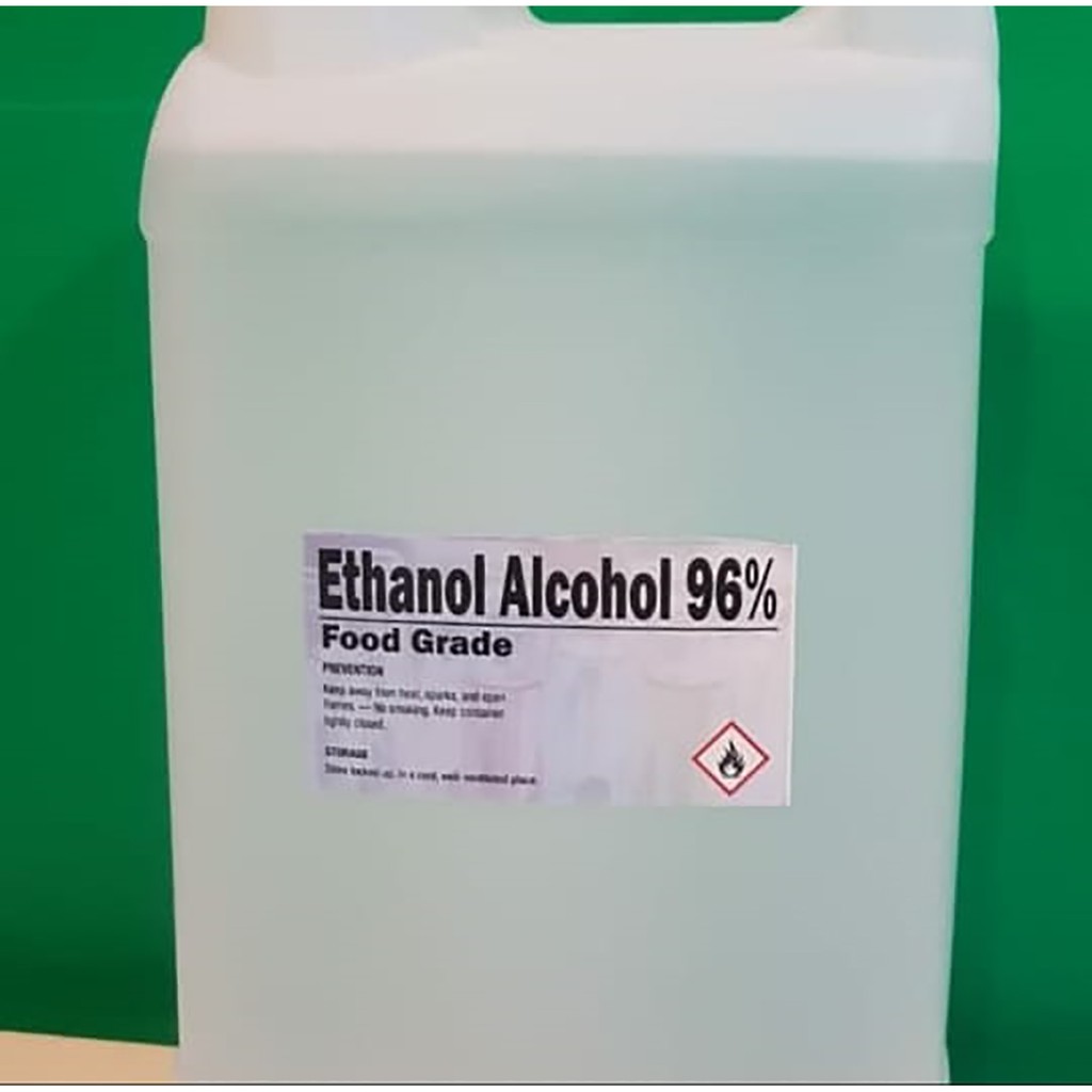 Jual ALKOHOL 96% 5000ml (ETHANOL) , FOOD GRADE | Shopee Indonesia