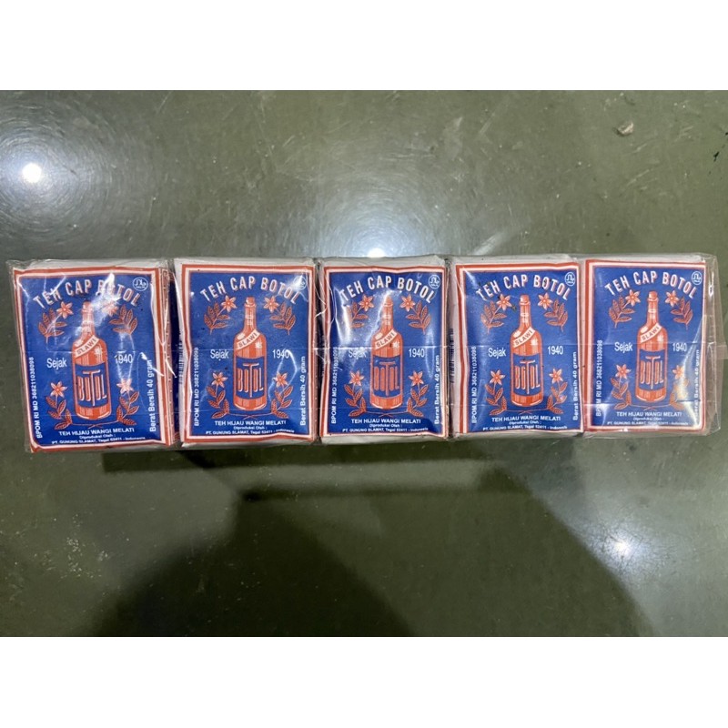 Jual teh CAP BOTOL BIRU bubuk 40 GR / pak | Shopee Indonesia