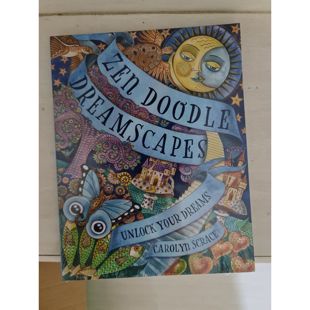 Jual Zen Doodle Dreamscapes by Carolyn Scrace Buku Import Mewarnai ...