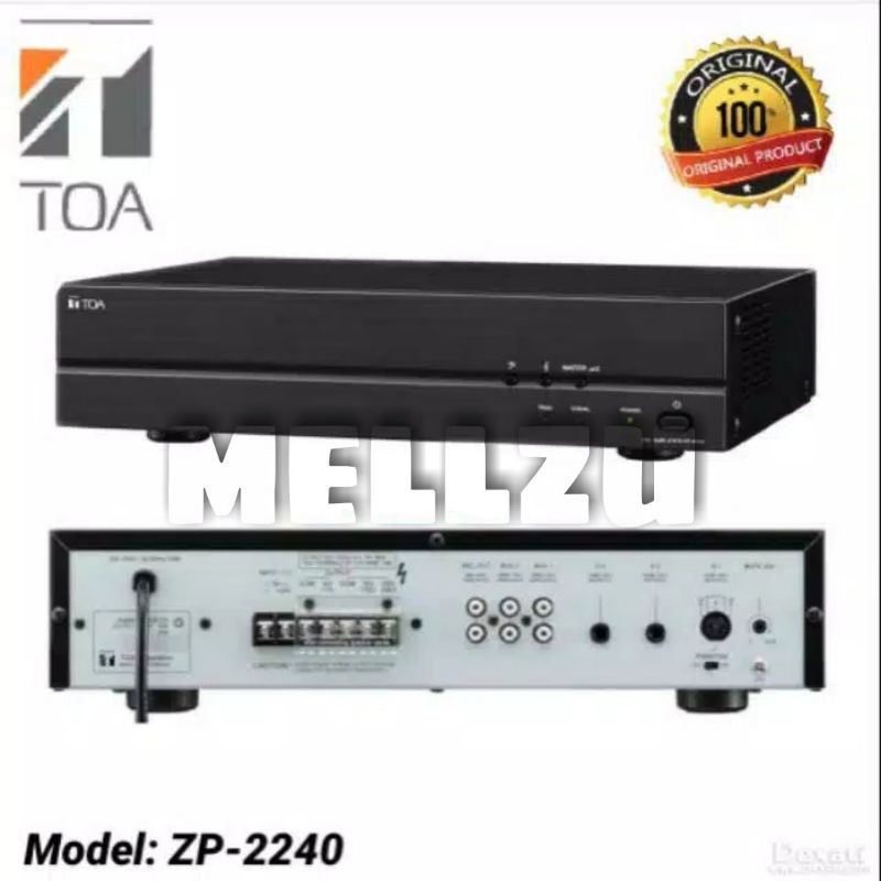 Jual Power Amplifier TOA ZP 2240 Original 240 Watt | Shopee Indonesia