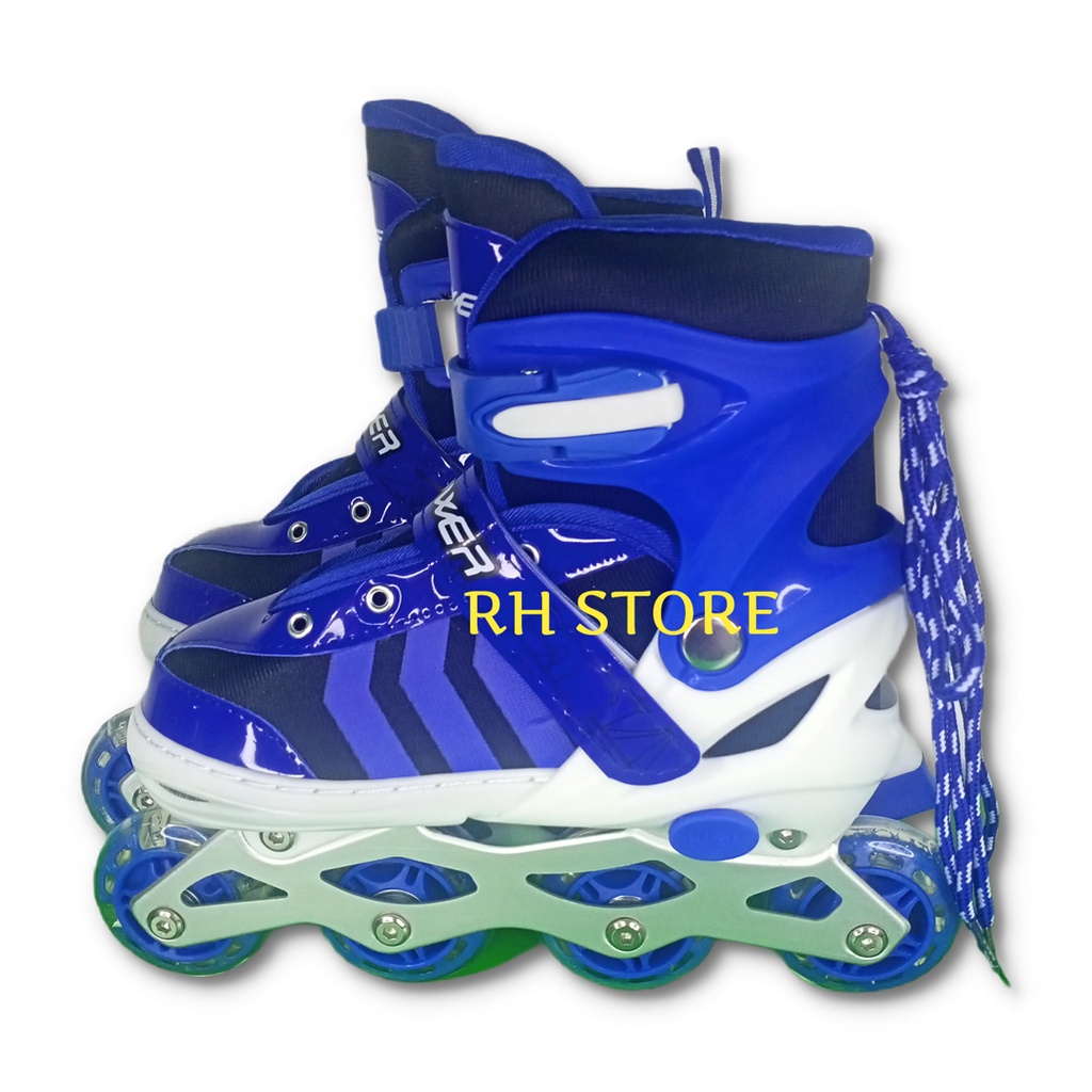 Jual Sepatu Roda Bajaj Ban pvc Inline Skate Anak Free kunci L | Shopee ...
