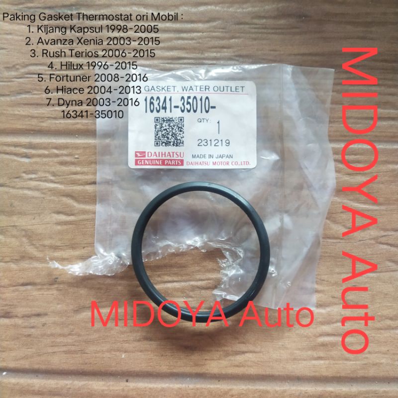 Jual Paking Gasket Thermostat Avanza Xenia Rush Terios Kijang Kapsul ...