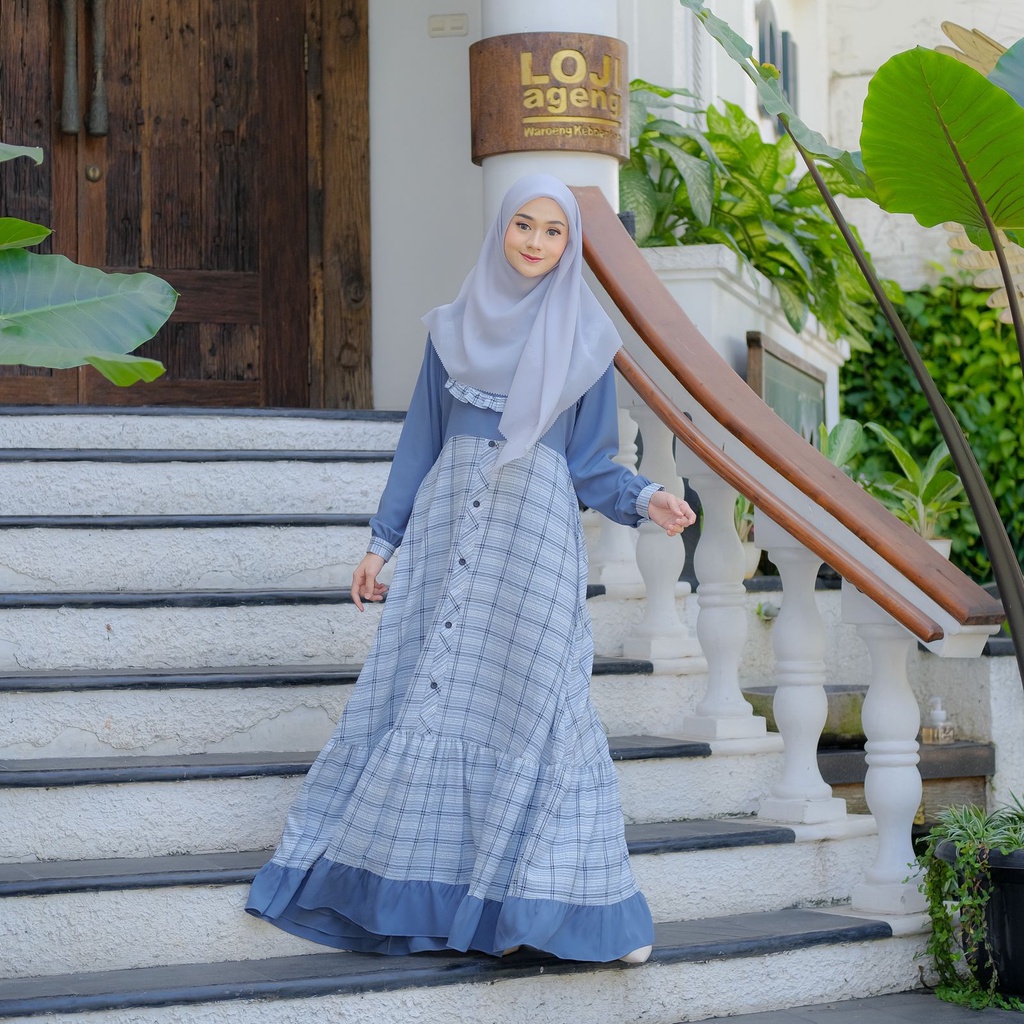 Jual Nurul dress yura crikle yuzafa shop | Shopee Indonesia