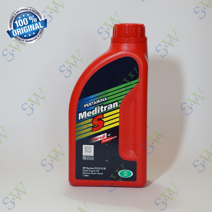 Jual Oli Pertamina Meditran S 1 liter SAE 40 / Oli Mesin Diesel ...