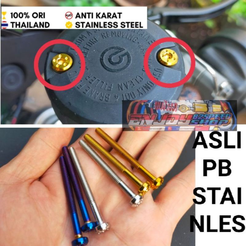 Jual Harga Sepasang baut probolt baut tabung big smoke brembo ktc ...