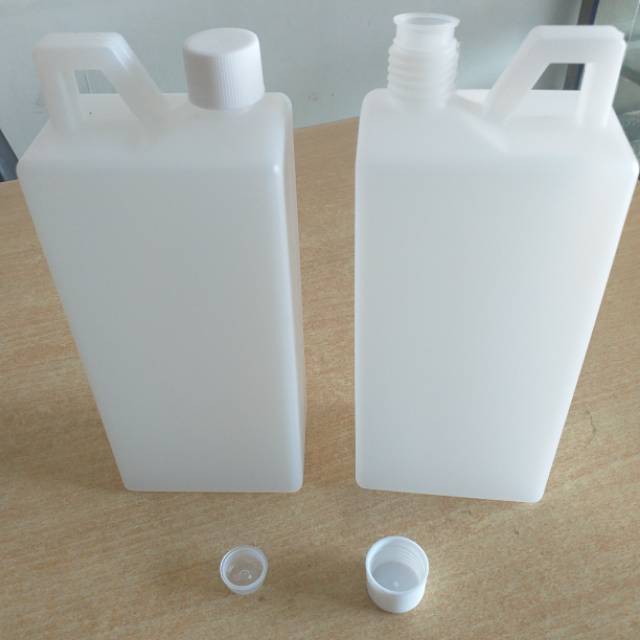 Jual Jerigen Plastik 1 Liter tanpa tutup isi 50 pcs / Botol Plastik 1 ...