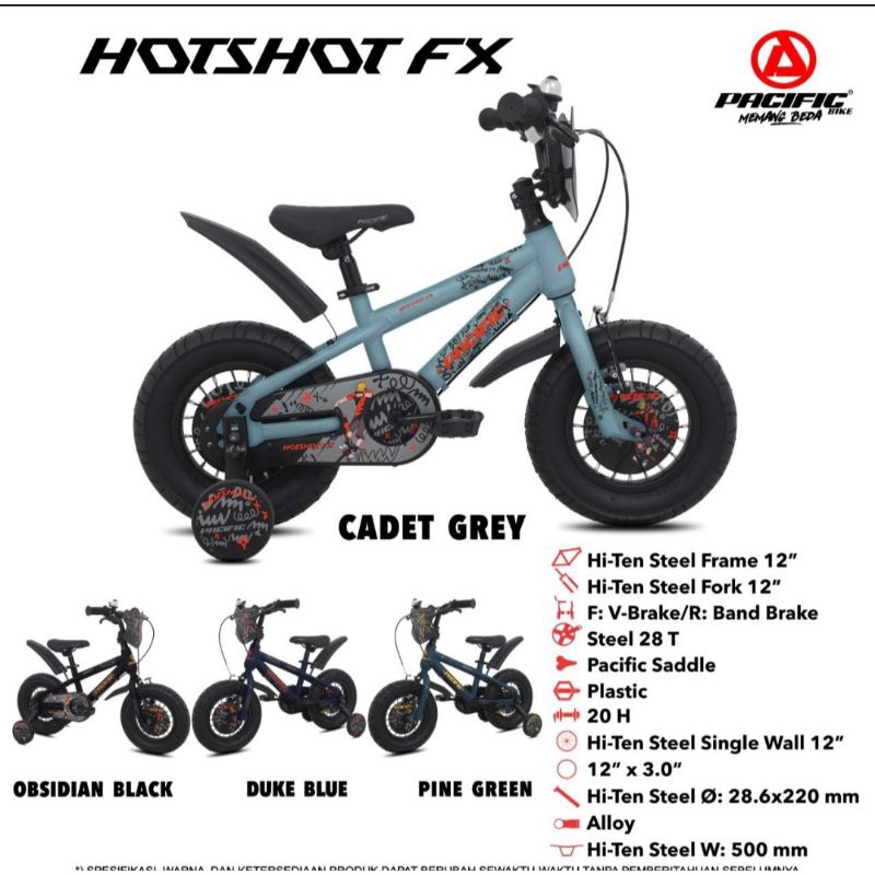 Jual Sepeda Anak 12 inch BMX Pacific Hotshot FX | Shopee Indonesia