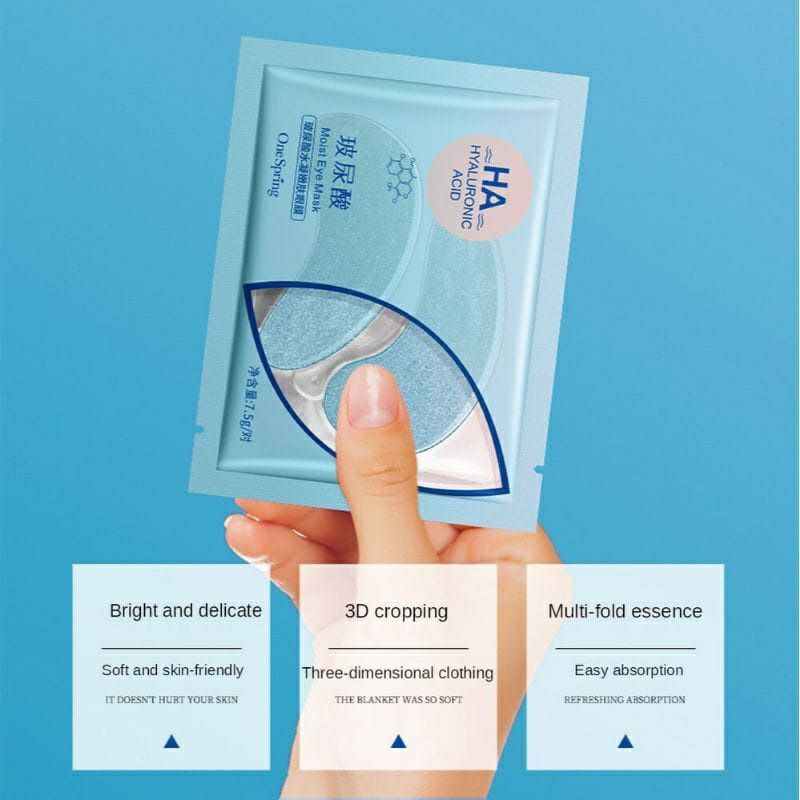Jual MASKER MATA HYALURONIC ACID ONE SPRING (BIRU) | Shopee Indonesia