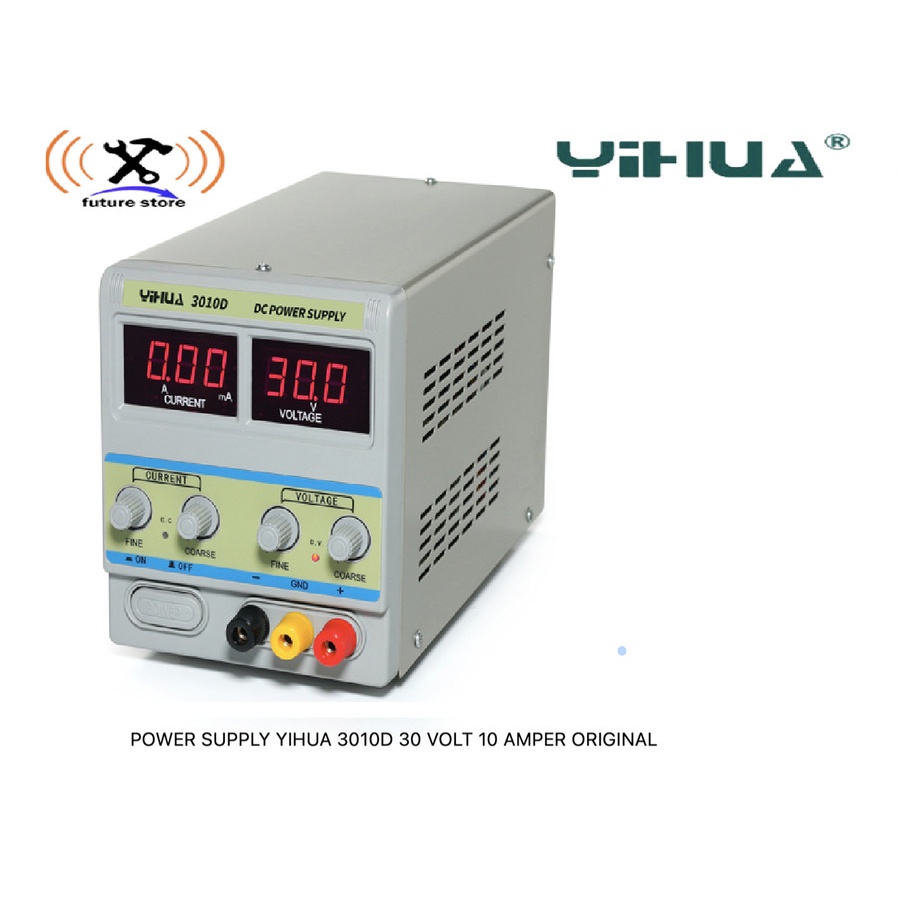 Jual POWER SUPPLY YIHUA 3010D (10 AMPER) ORIGINAL | Shopee Indonesia
