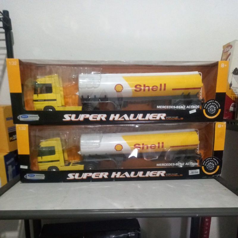 Jual DIECAST TRUCK MINIATUR TRUK TANGKI MERCEDES SHELL | Shopee Indonesia