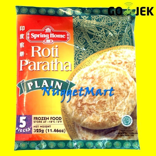 Jual SPRING HOME ROTI PARATHA PLAIN 325 GR | Shopee Indonesia