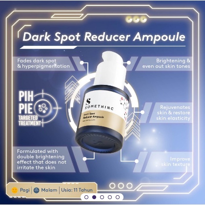 Jual SOMETHINC DARK SPOT REDUCER AMPOULE SERUM 20 ML MODEL POMPA BIRU ...