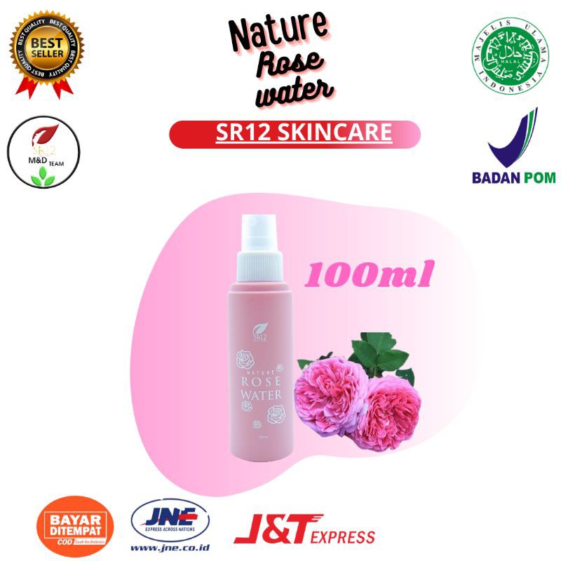 Jual Nature Rose Water SR12 100ml Air Mawar Facial Spray utk Kulit ...