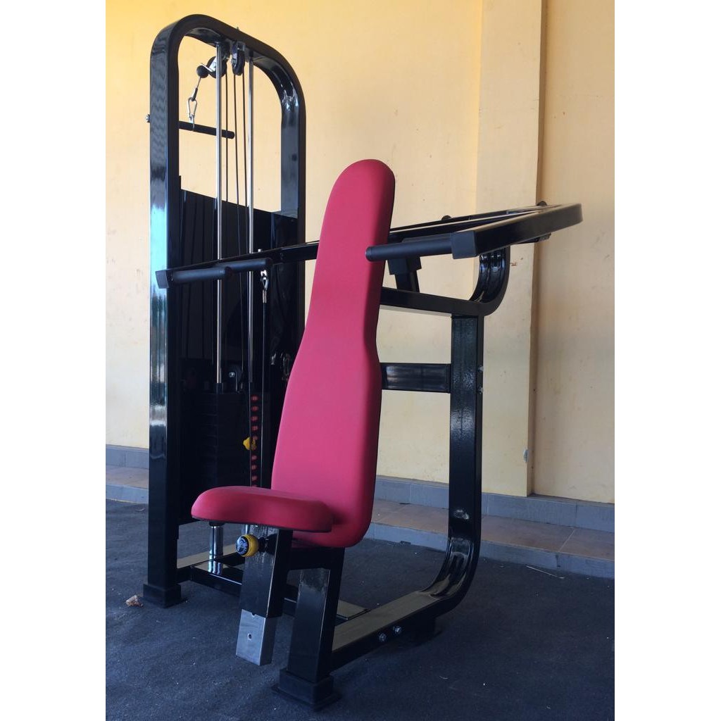 Jual shoulder press alat fitness komersial besi tebal kuat standar ...