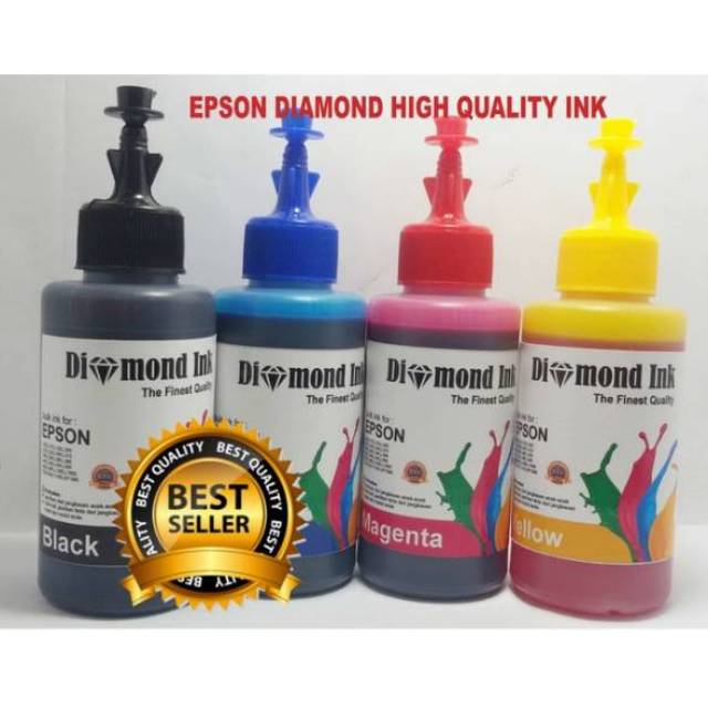 Jual Tinta Epson T6641 - T6644 Diamond Ink 100ml L121 L120 L310 L300 L210 L350 L220 L360 L365 ...