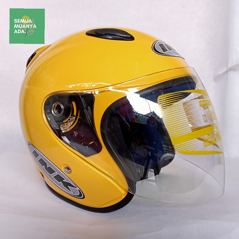Jual Helm Centro INK KYT NHK JPN Kuning Lemon HelemSNI Motor Double ...