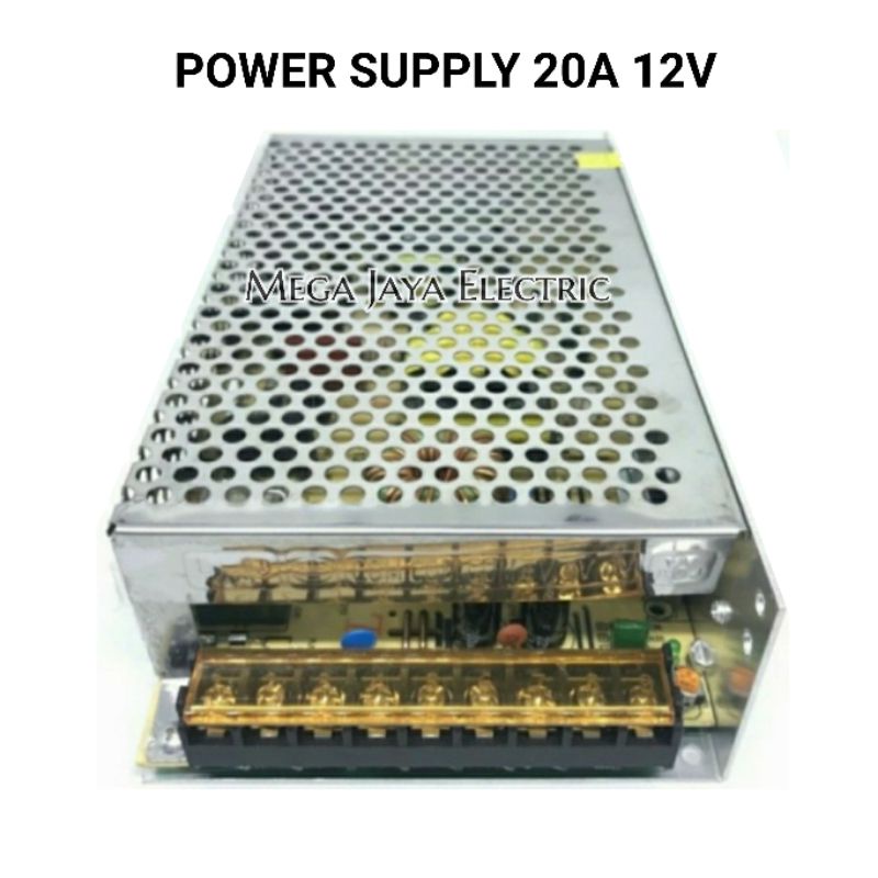 Jual POWER SUPPLY 20 AMPER 12V/TRAFO 20A 12V/INDOOR | Shopee Indonesia