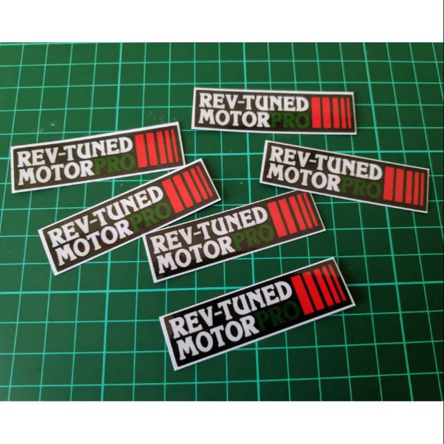 Jual Sticker Rev Tuned Motor Pro Tamiya mini 4wd | Shopee Indonesia